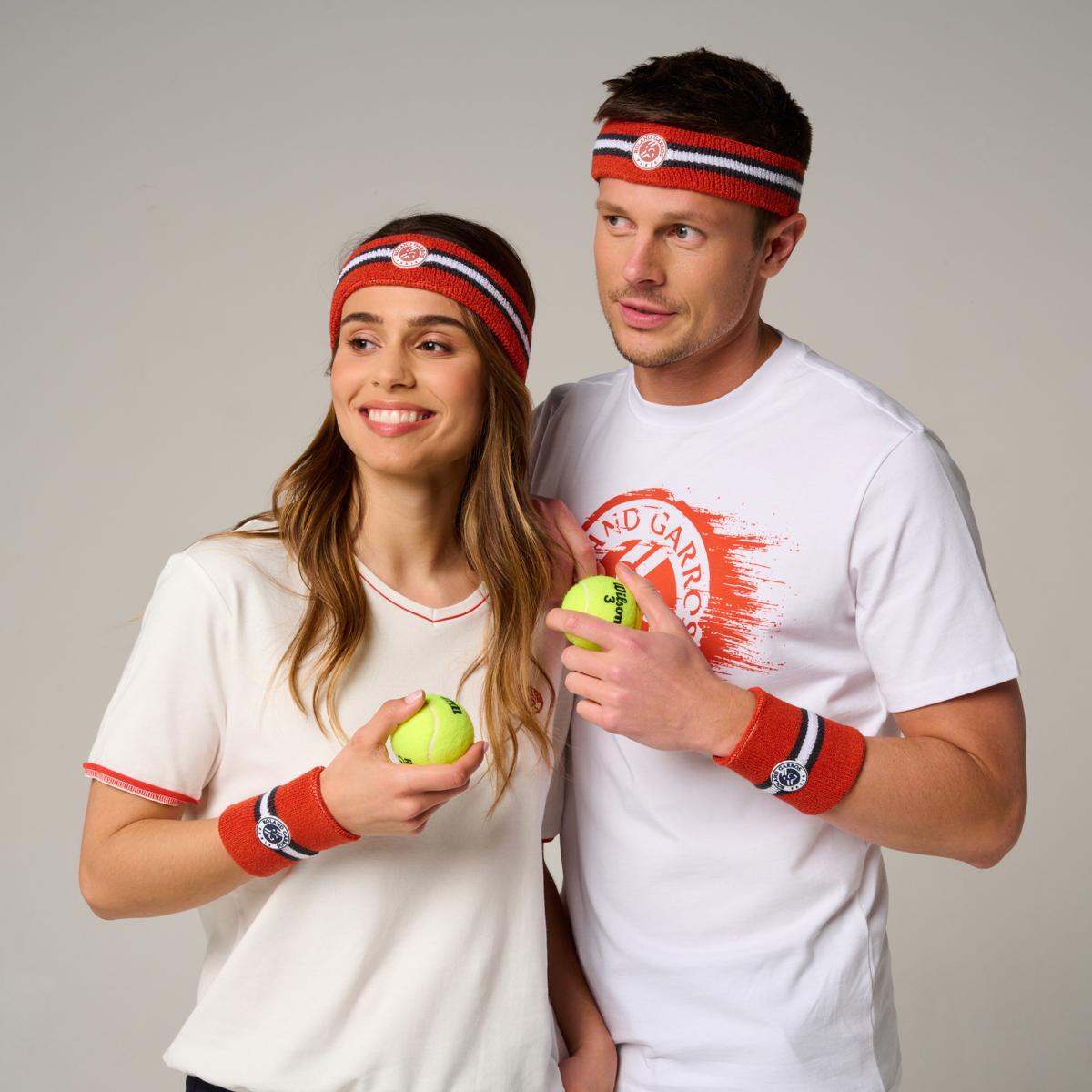 Roland-Garros Logo Terry Headband - Navy | Roland-Garros Store