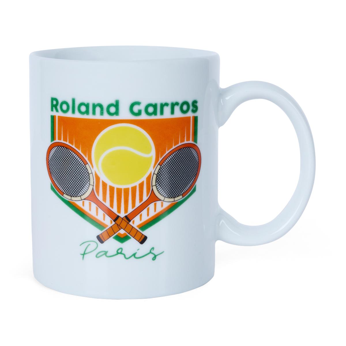 Roland-Garros Racquets Mug - White | Roland-Garros Store