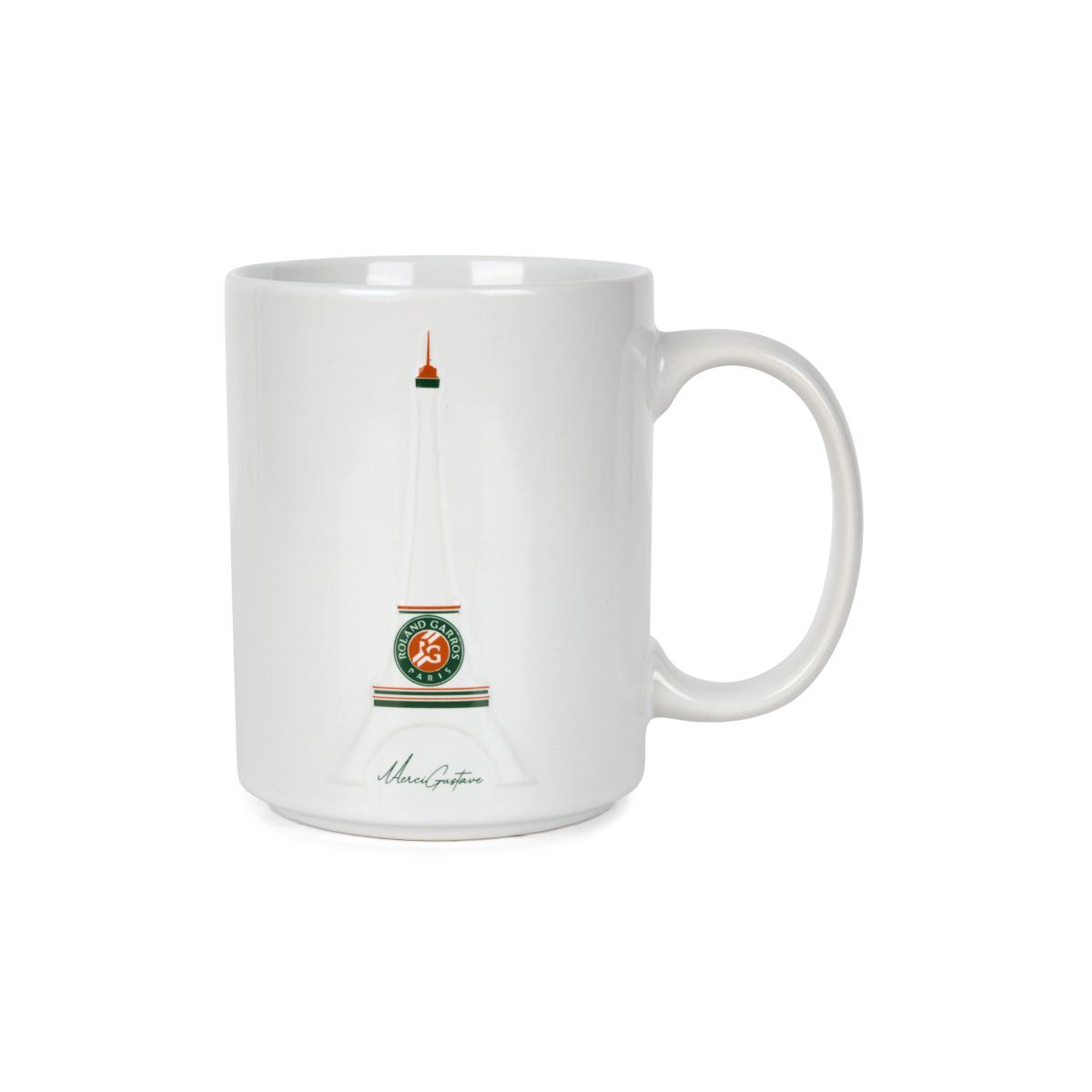 Eiffel Tower Mug Roland-Garros - White | Roland-Garros Store