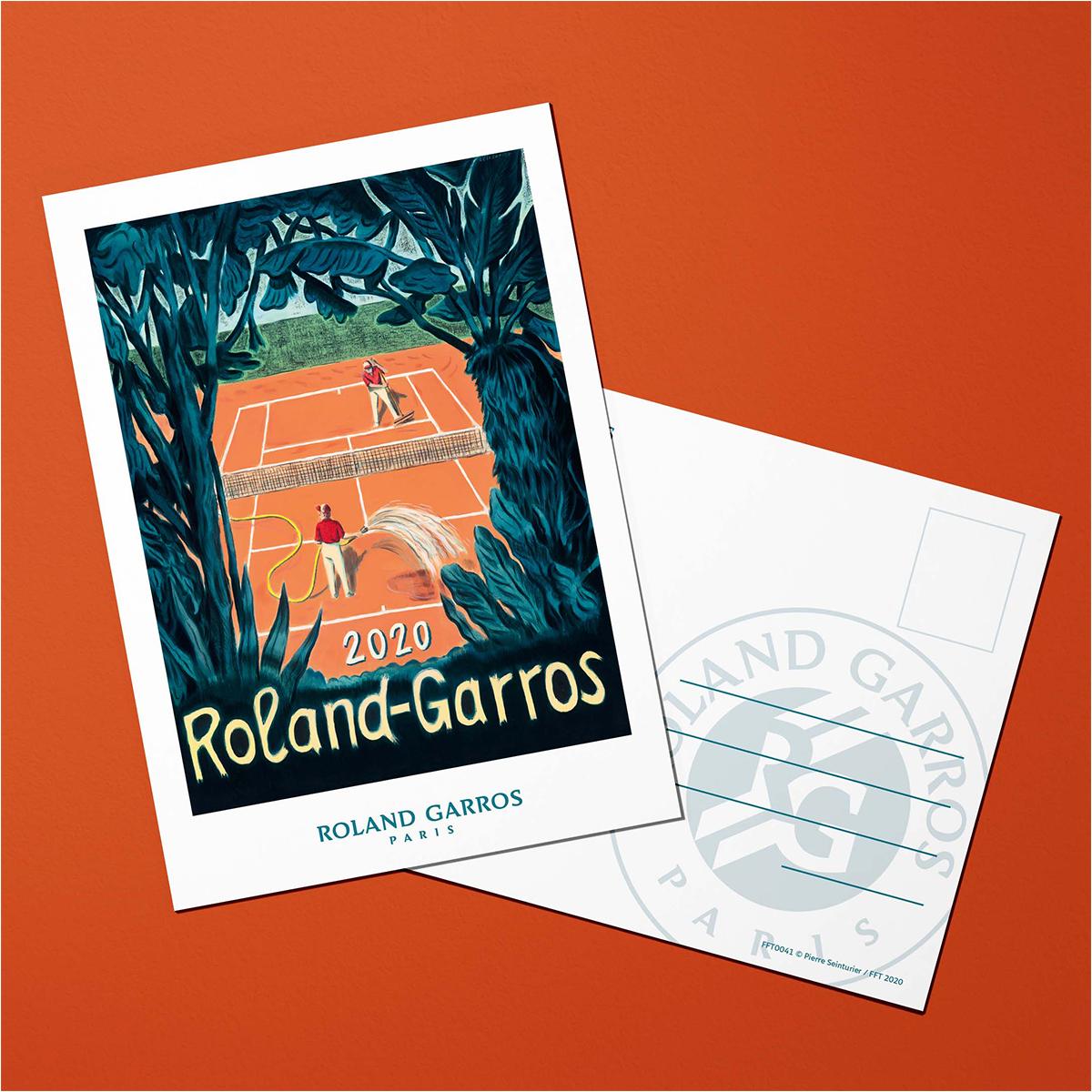 Oneart x Roland-Garros RG 2020 Postcard10.5x14.8 cm - Clay | Roland-Garros Store